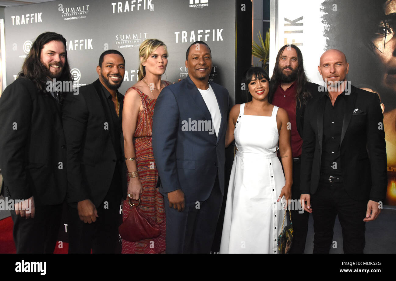 Los Angeles, USA. 19th Apr, 2018. (L-R) Actors Scott Anthony Leet, Laz ...