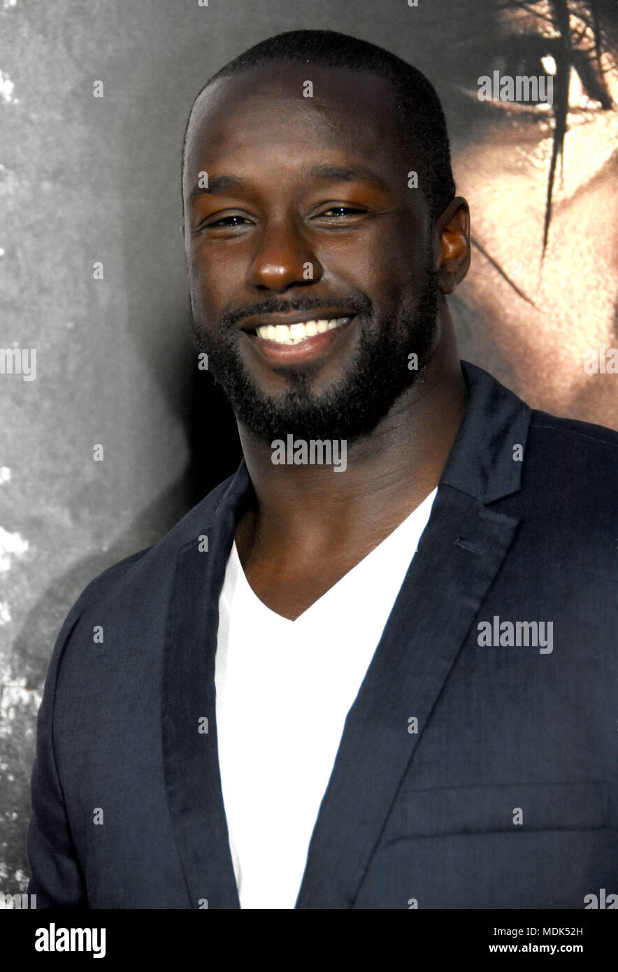 Los Angeles, USA. 19th Apr, 2018. Kebba attends the Los Angeles ...