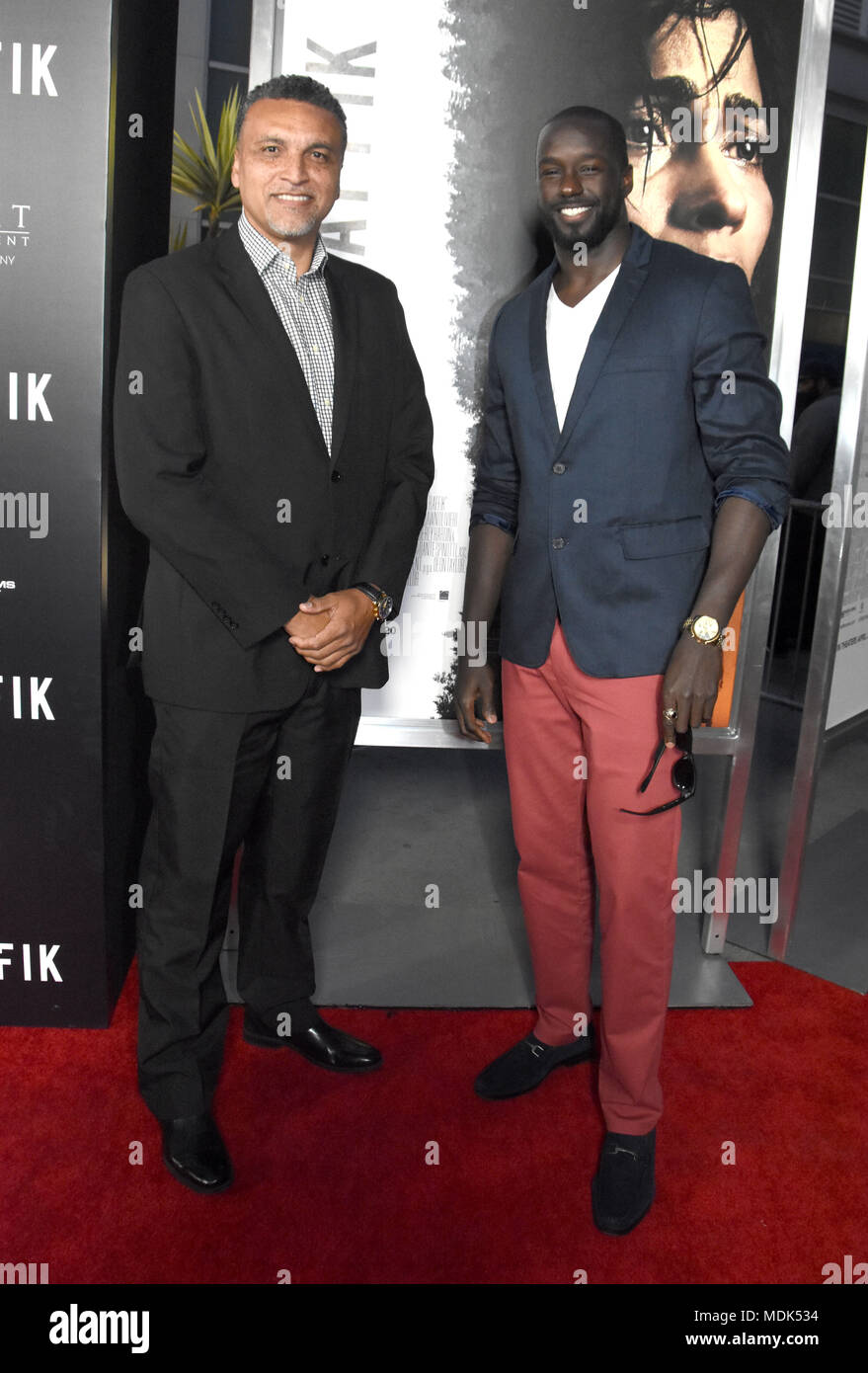 Los Angeles, USA. 19th Apr, 2018. (L-R) Ken Reese and Kebba attends the ...