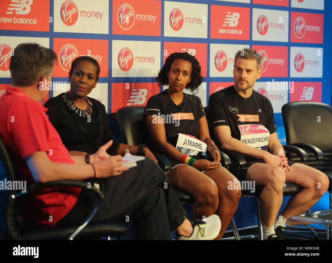 London UK 20 April 2018 Press conference by the team running for the ...