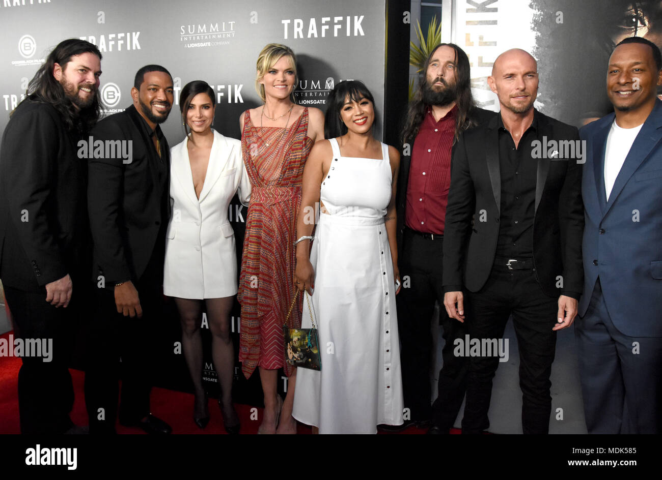 Los Angeles, USA. 19th Apr, 2018. (L-R) Actors Scott Anthony Leet, Laz ...