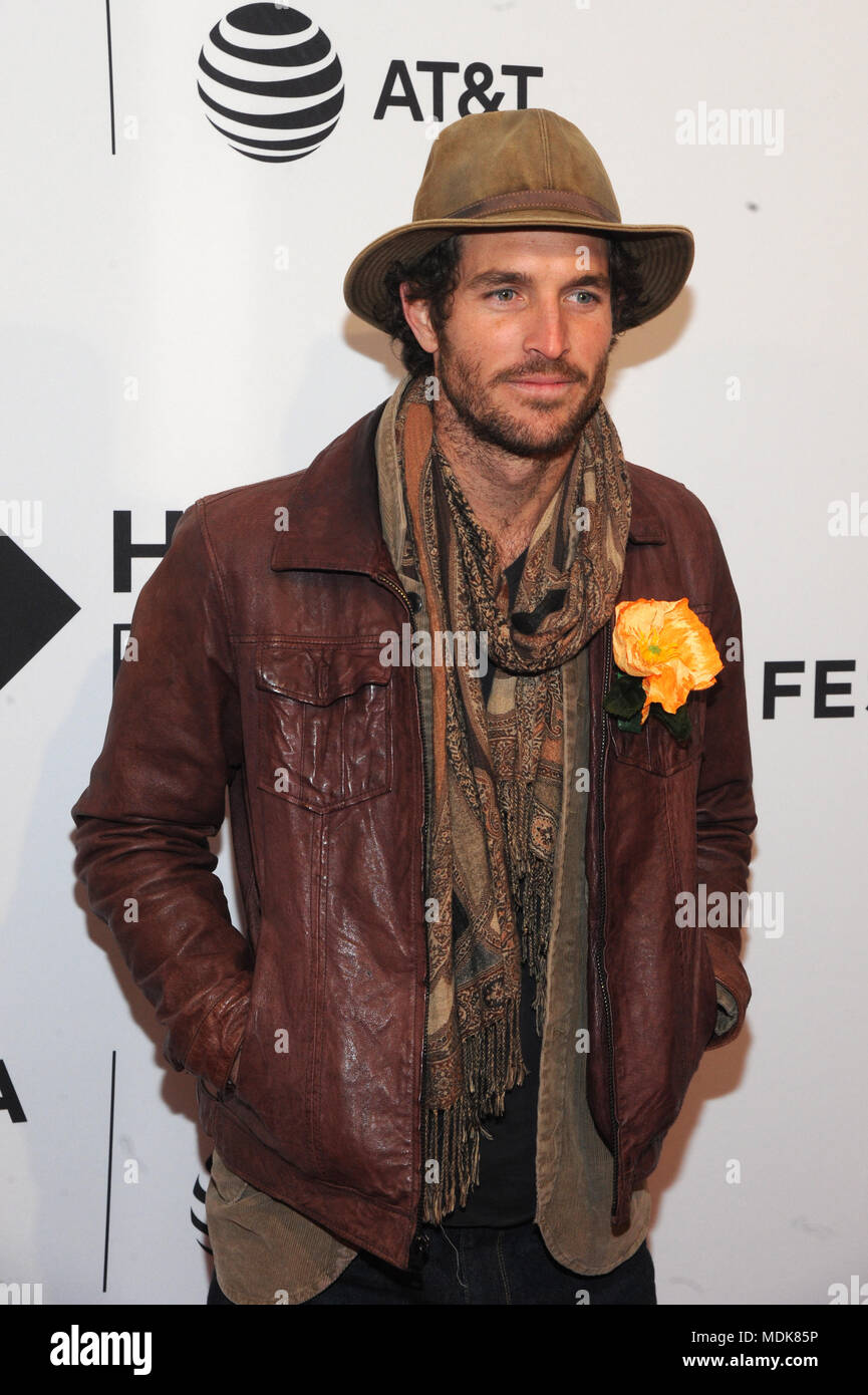 New York, NY, USA. 19th Apr, 2018. Justice Joslin at the 2018 Tribeca ...