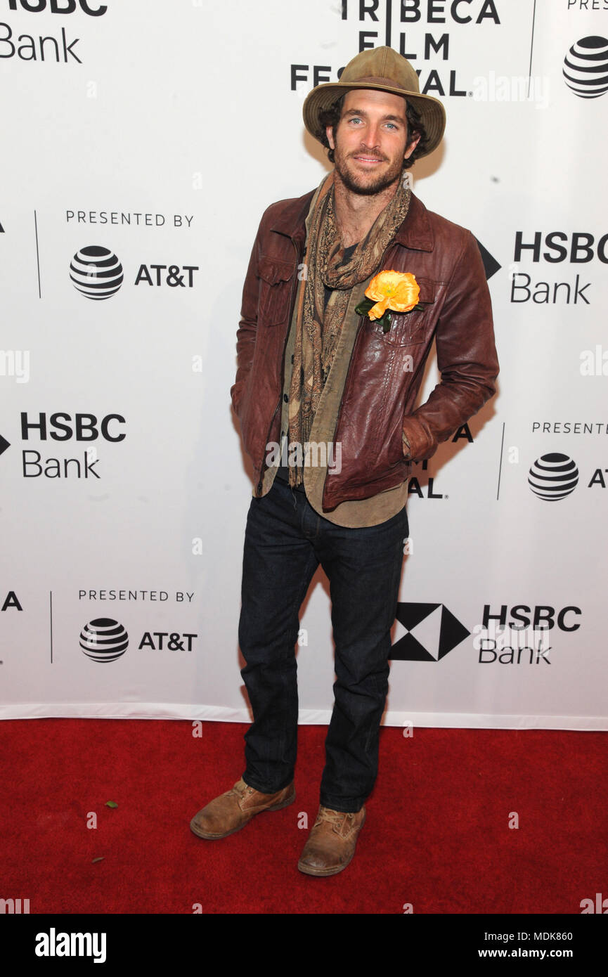 New York, NY, USA. 19th Apr, 2018. Justice Joslin at the 2018 Tribeca ...
