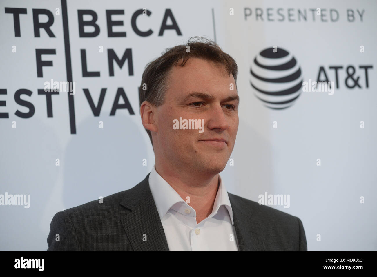 New York, USA. 19th April 2018. Robert Budreau attends a screening of ...