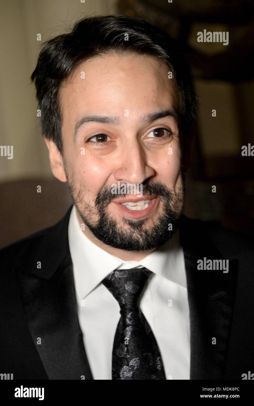 New York, NY, USA. 19th Apr, 2018. Lin Manuel Miranda at arrivals for ...