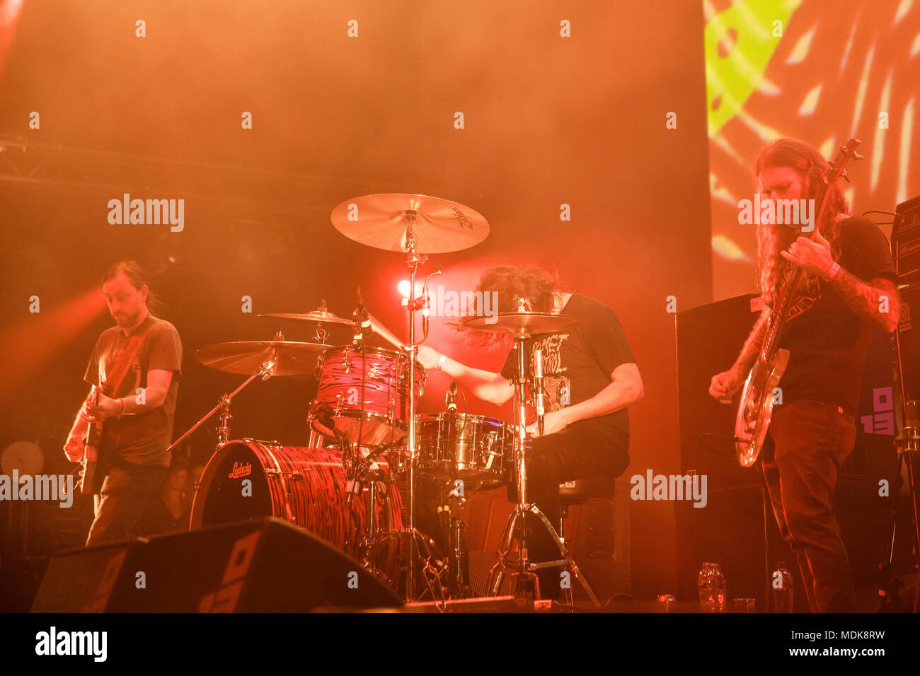 Netherlands, Tilburg - April 19, 2018. The American instrumental ...