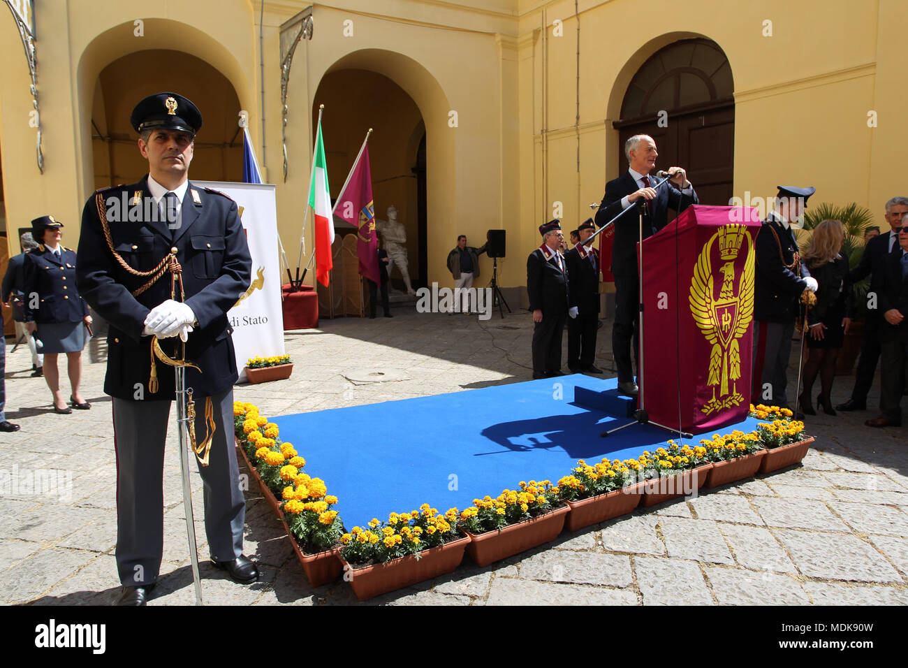 April 20, 2018 - in the picture: the Head of the Italian Police Franco ...