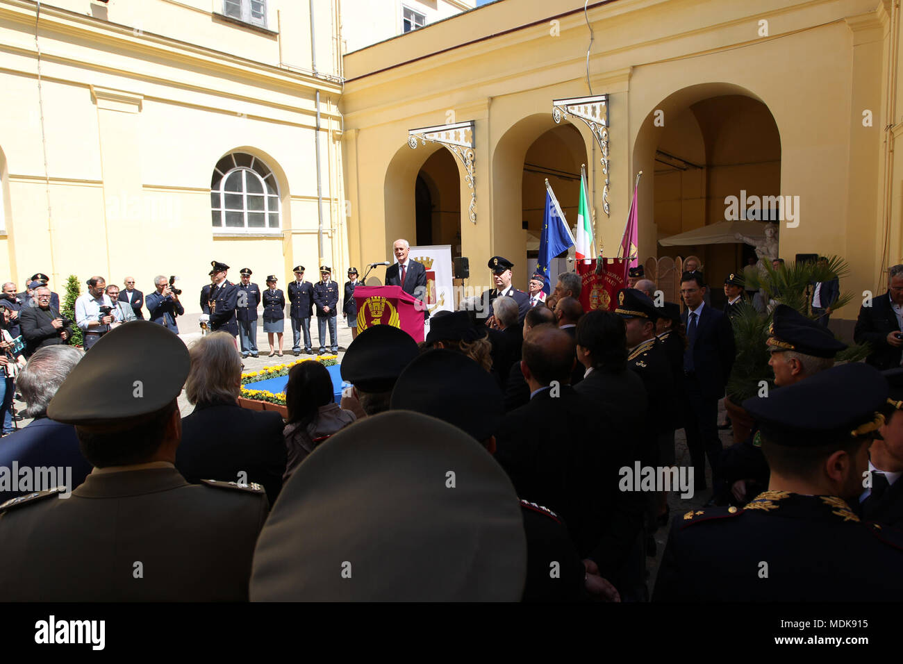 April 20, 2018 - in the picture: the Head of the Italian Police Franco ...