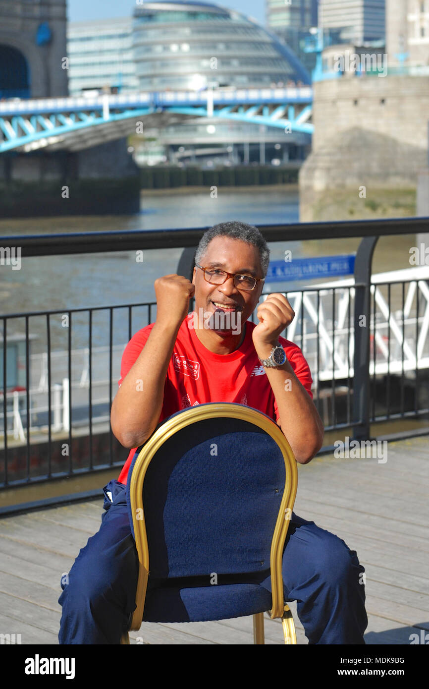 London, UK. 20th April 2018. Michael Watson MBE (British former ...