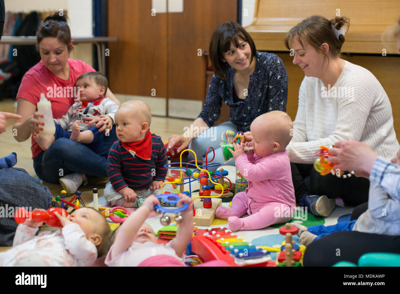 Mother and baby group Stock Photo - Alamy