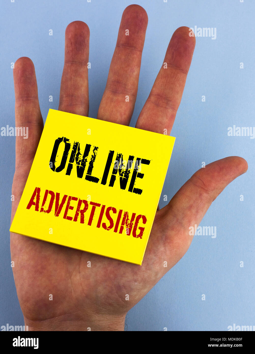 Writing note showing Online Advertising. Business photo showcasing ...