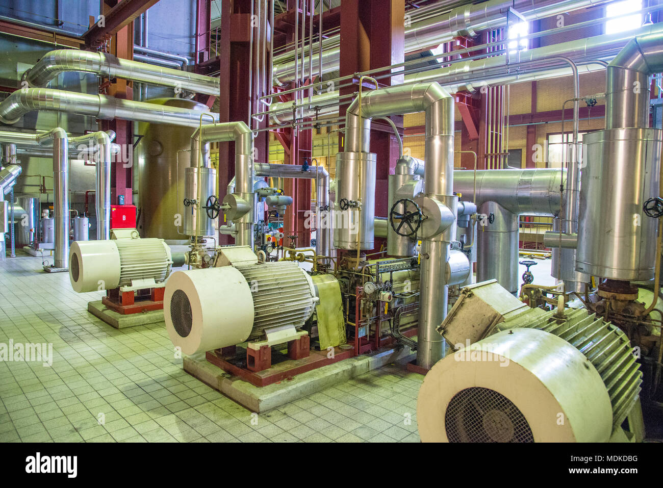 interior of powerplant Stock Photo - Alamy