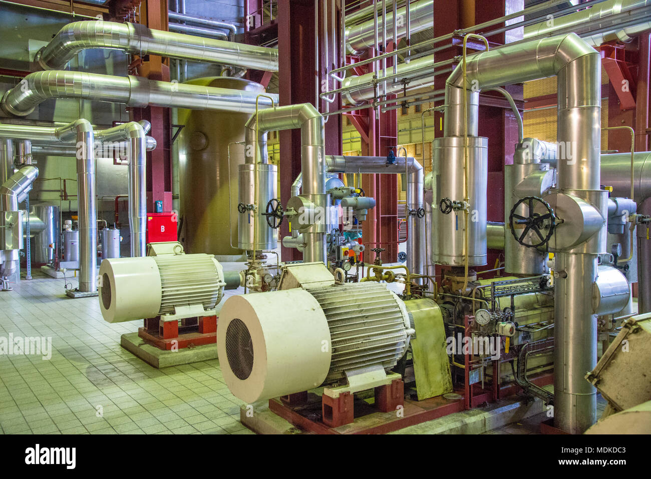 interior of powerplant Stock Photo - Alamy
