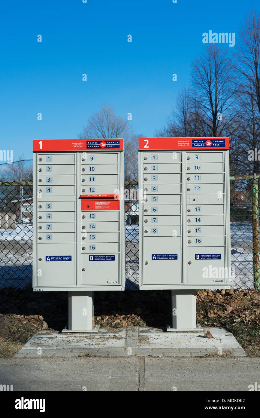 Canada Post Community Mailbox High Resolution Stock Photography and ...