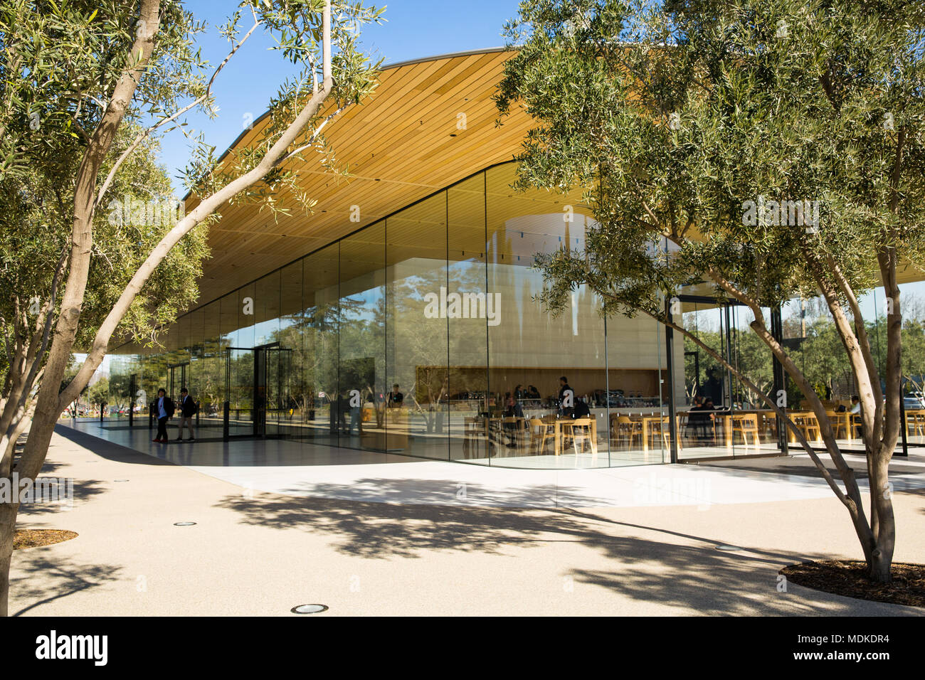 New apple park visitor center hi-res stock photography and images - Alamy
