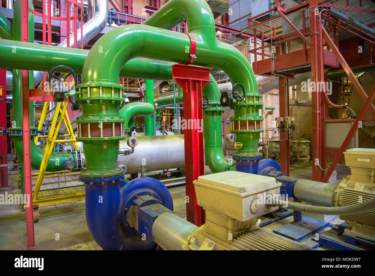 interior of powerplant Stock Photo - Alamy