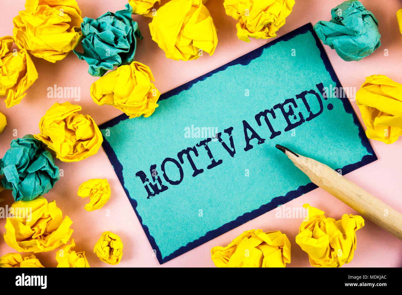 Text sign showing Motivated Motivational Call. Conceptual photo Willing ...