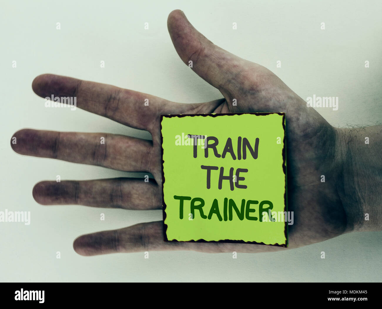 Writing note showing Train The Trainer. Business photo showcasing ...