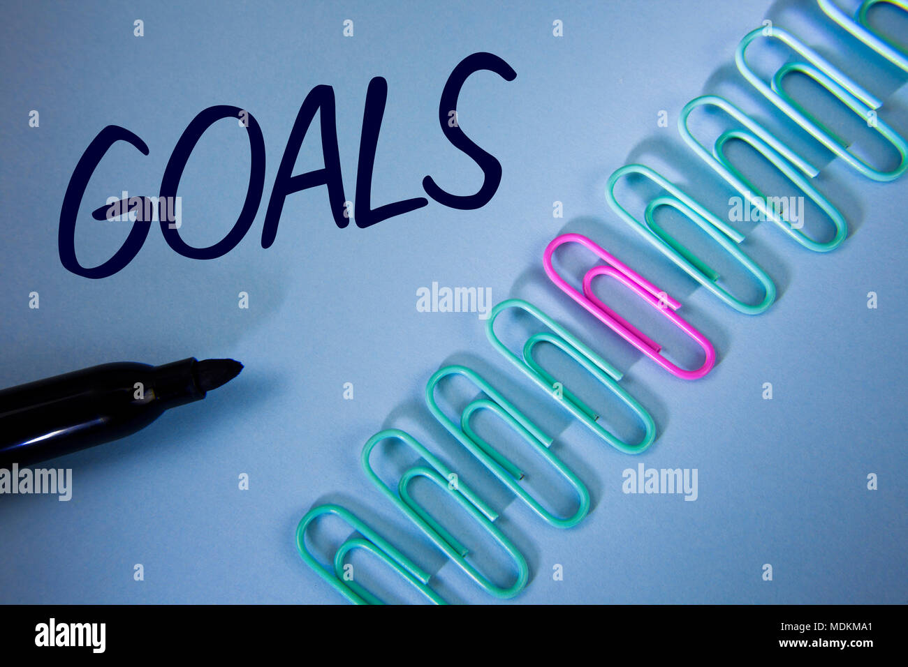 Word writing text Goals. Business concept for Desired Achievements ...