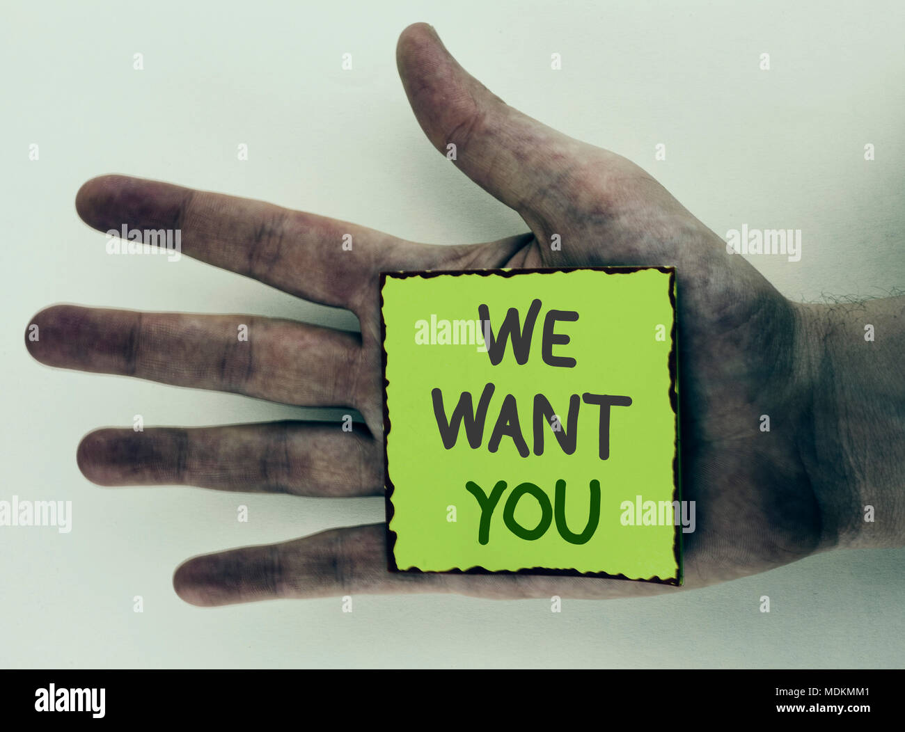 Writing note showing We Want You. Business photo showcasing Employee ...