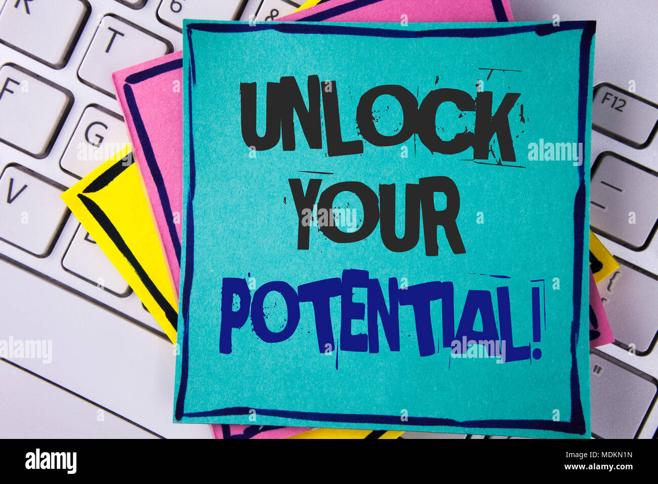 Handwriting text writing Unlock Your Potential Motivational Call ...