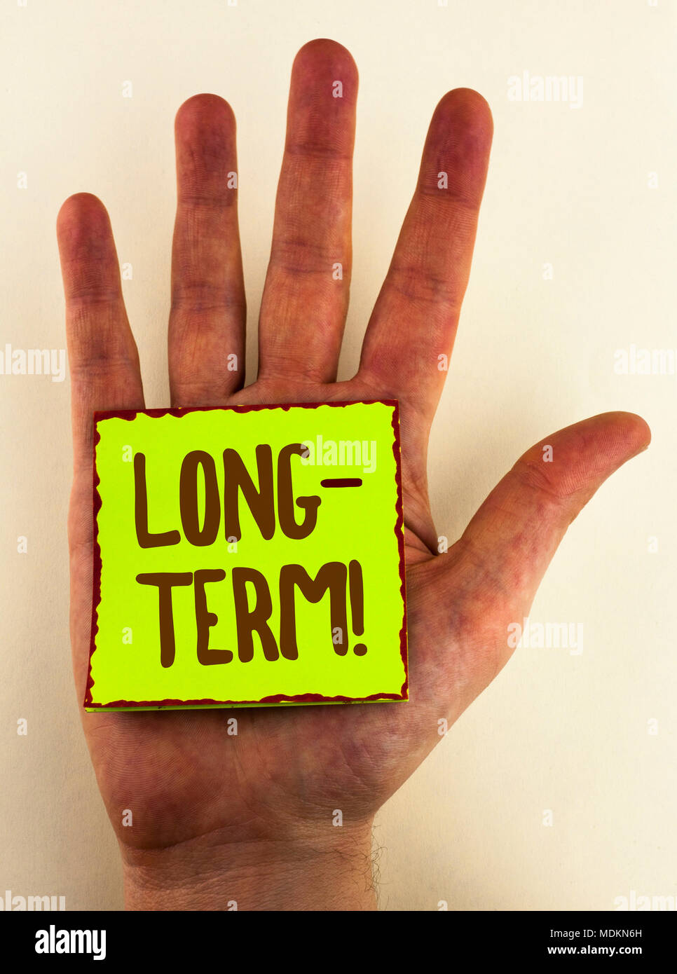 Handwriting text writing Long-Term Motivational Call. Concept meaning ...