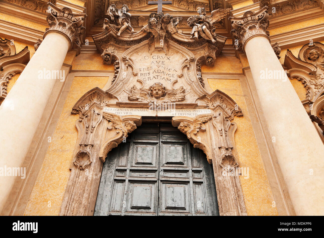 Rococo facade of maddalena church hi-res stock photography and images ...