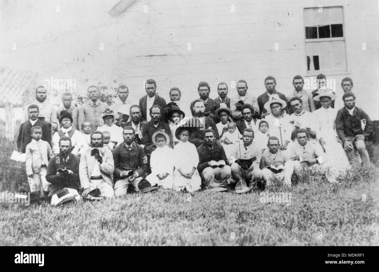 Australian South Sea Islanders at their sunday school in Mackay Stock ...