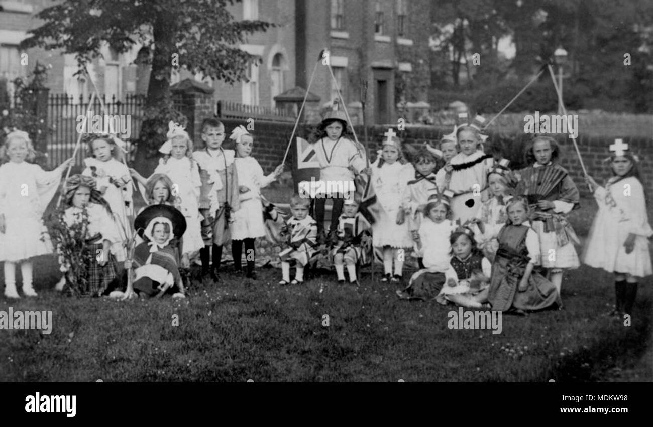 Fancy dress children Black and White Stock Photos & Images - Alamy