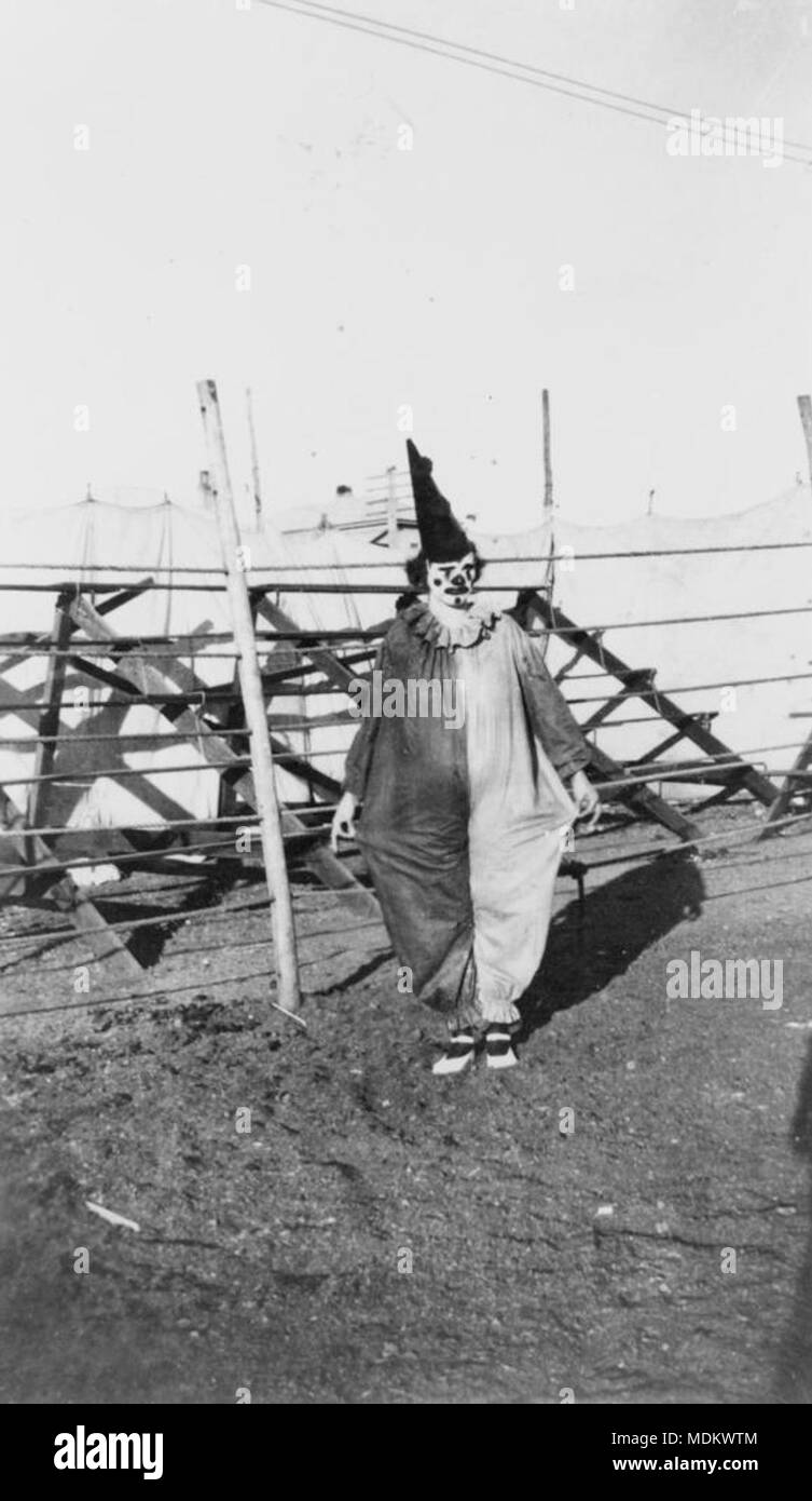 Clown posing at a circus Stock Photo - Alamy