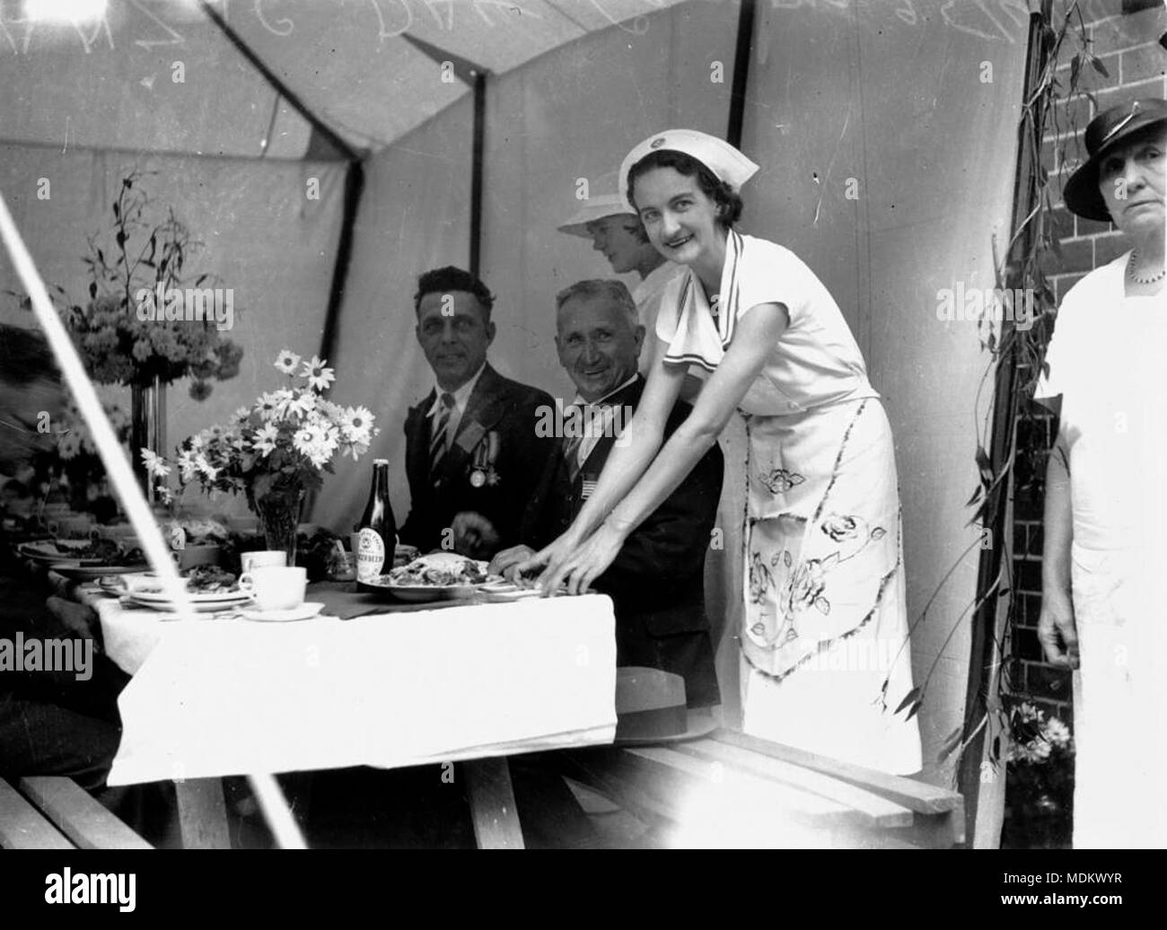 Commemorating Anzac Day in Brisbane, 1936 Stock Photo - Alamy