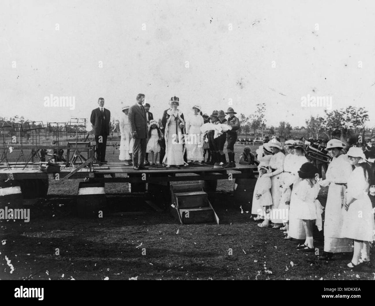 Crowning of Miss Davis as the Princess of Boonah Show Stock Photo - Alamy