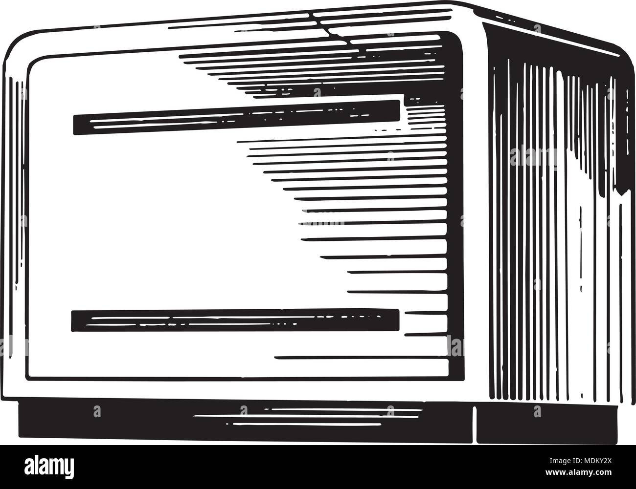 Bread Box - Retro Clipart Illustration Stock Vector Image & Art - Alamy