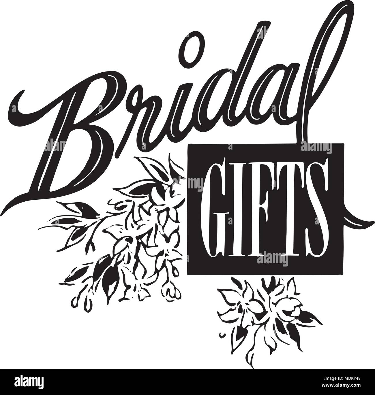 Banner beautiful gifts text Stock Vector Images - Alamy