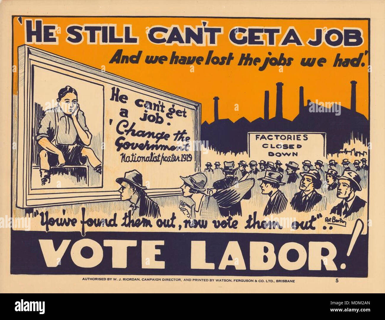 Australian vintage poster hi-res stock photography and images - Alamy