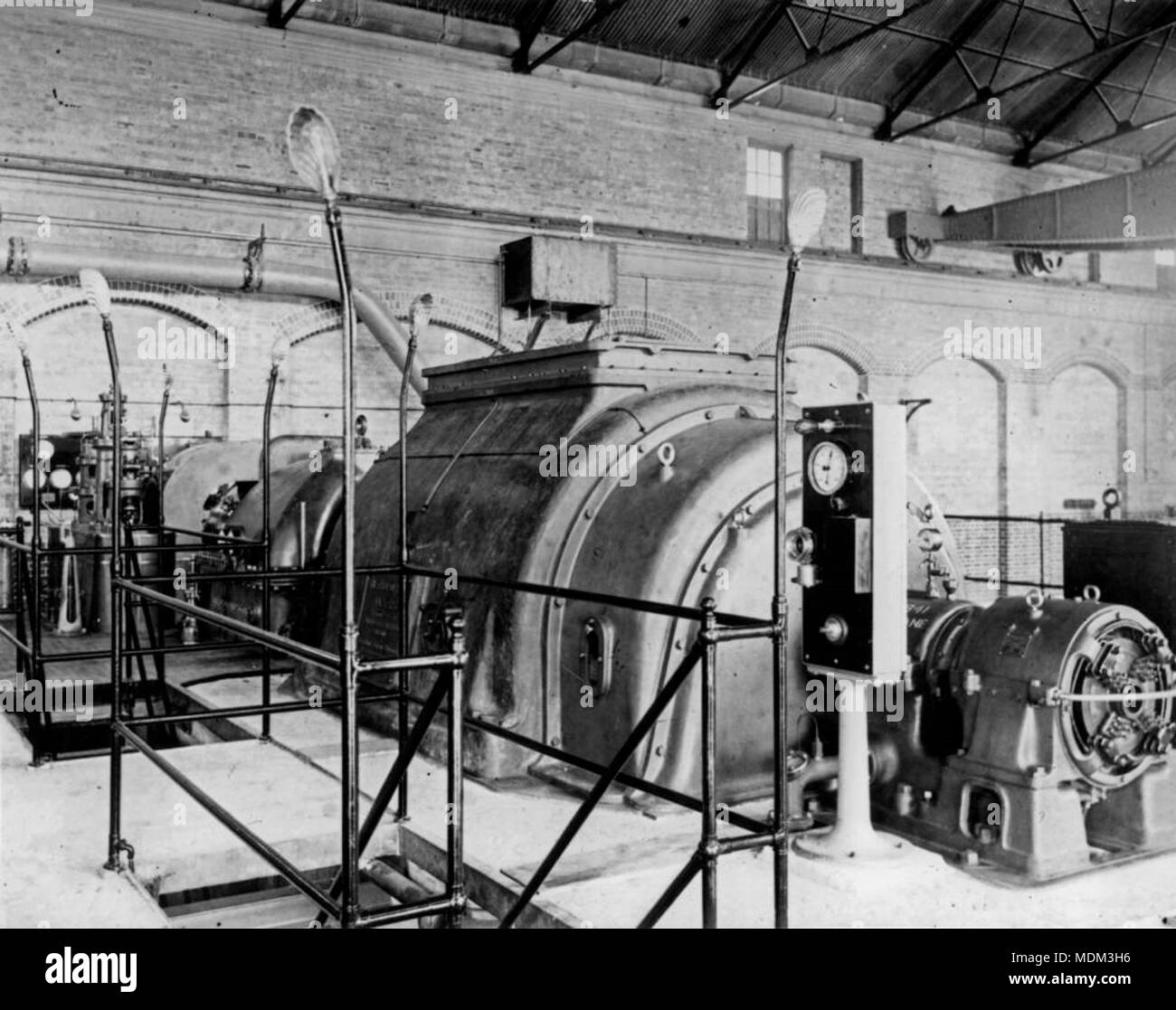 Inside the William Street Power Station, Brisbane, Queensland, ca 1915 ...