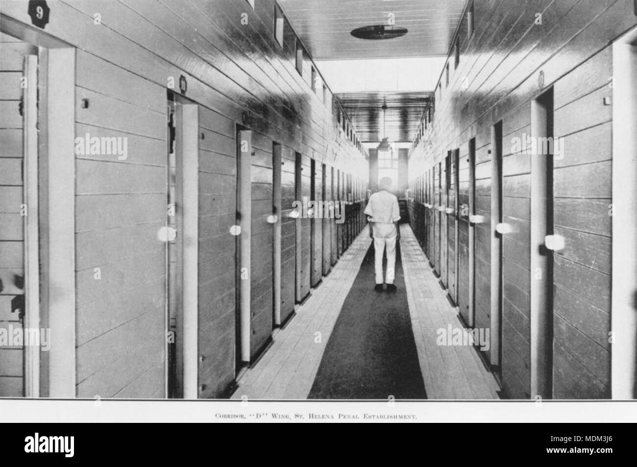 Interior of the St Helena Prison on the island in Stock Photo - Alamy