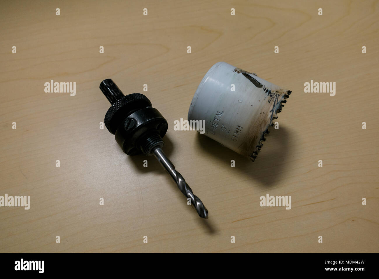 2 inches diameter hole saw drill Stock Photo - Alamy