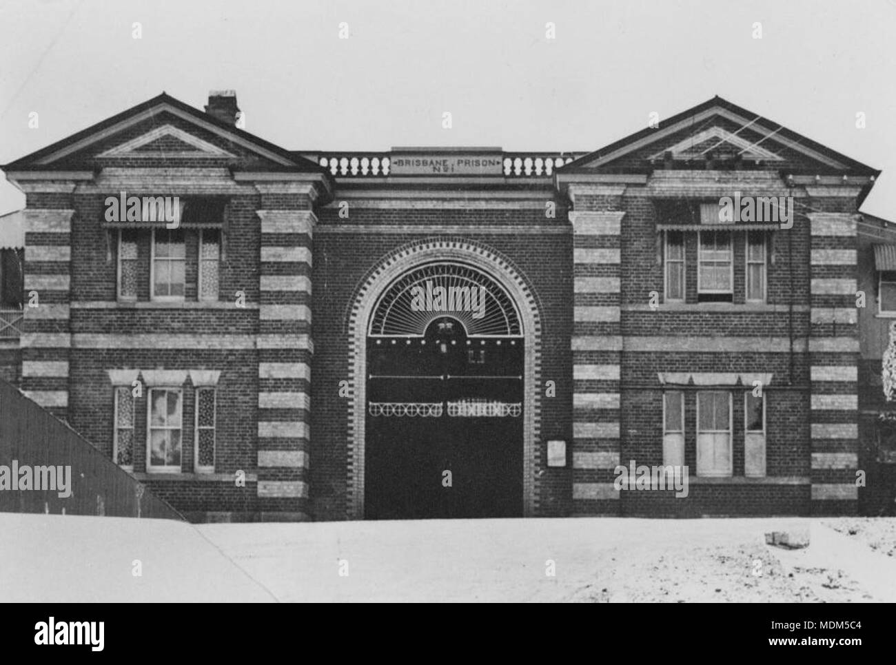 Main gates of the Boggo Road Gaol, Brisbane Stock Photo - Alamy