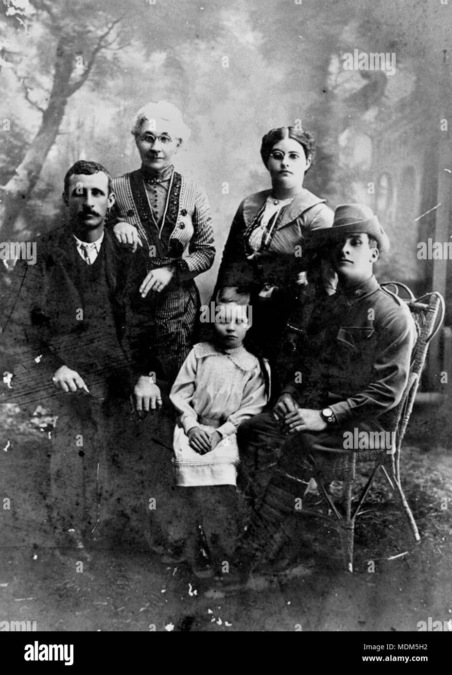 Marsden Family, 1914 Stock Photo - Alamy