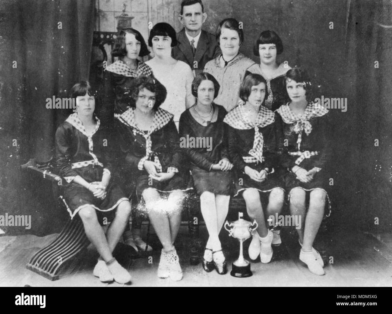 Members of the Checkers basketball team, Bowen, Queensland ca 1930 ...