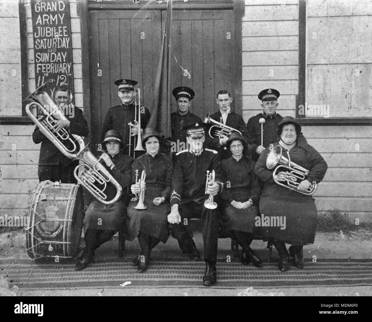 Historical salvation army band hi-res stock photography and images - Alamy