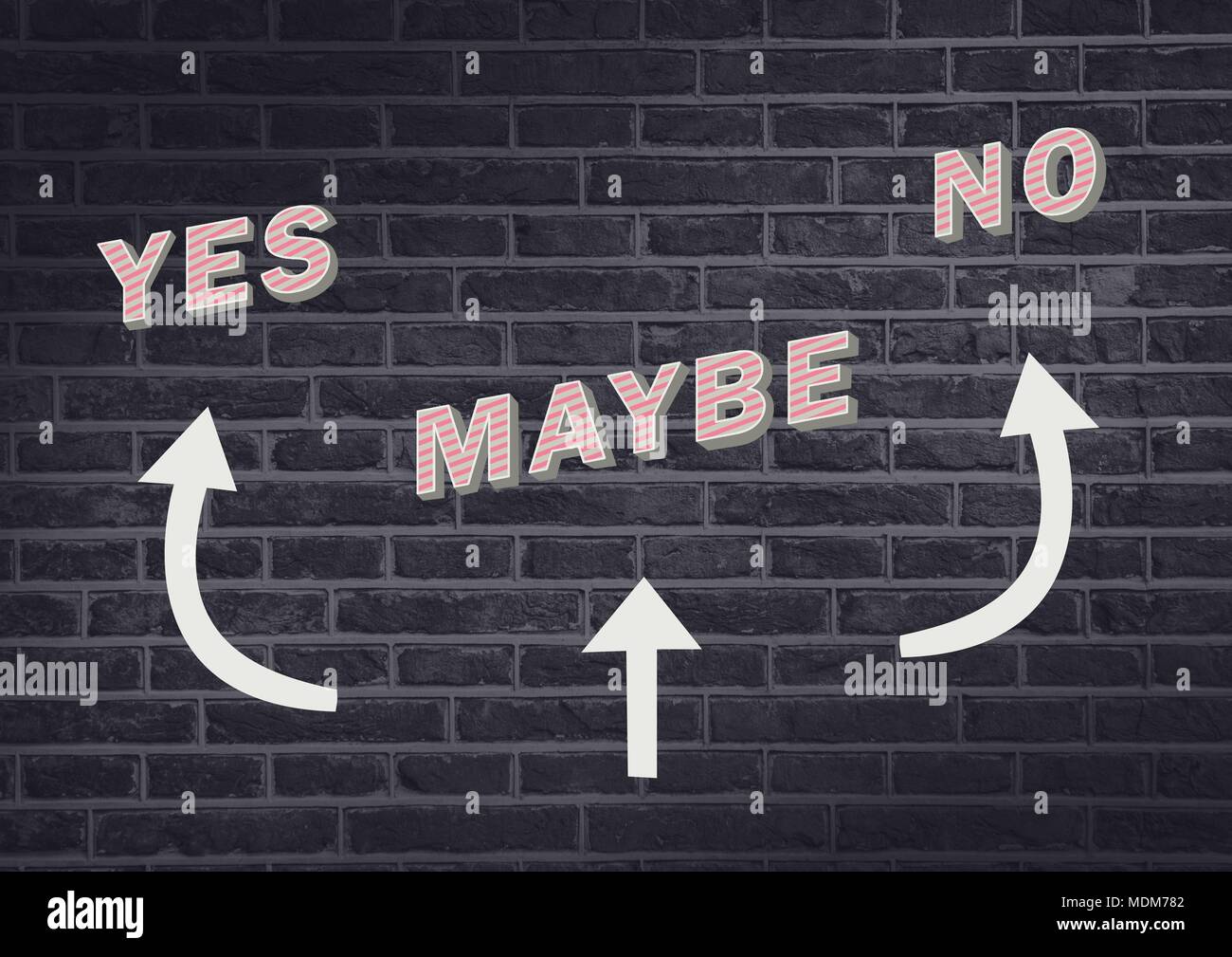 Wall arrows hi-res stock photography and images - Alamy