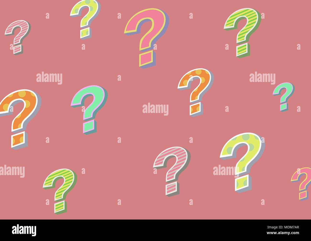 Question mark marks yellow red computer hi-res stock photography and ...