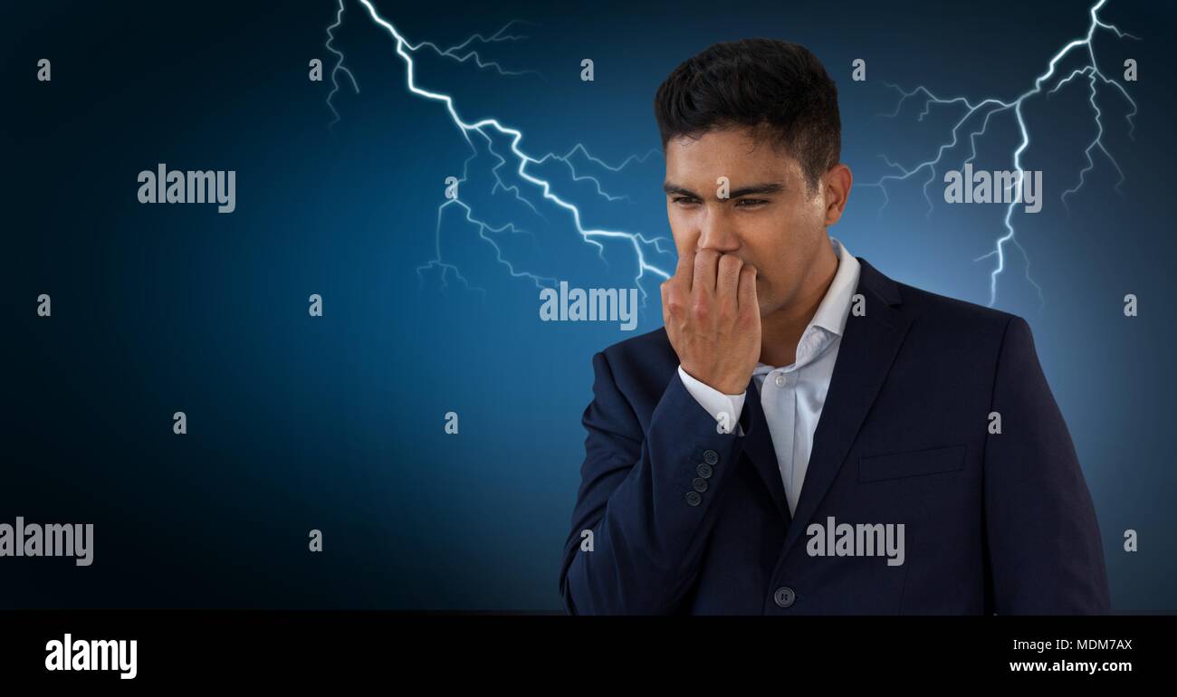 Lightning strikes man hi-res stock photography and images - Alamy