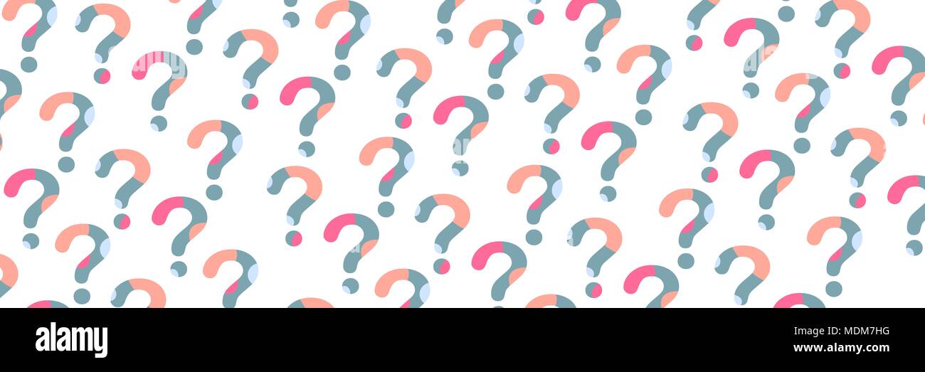 minimal colorful question marks Stock Photo - Alamy