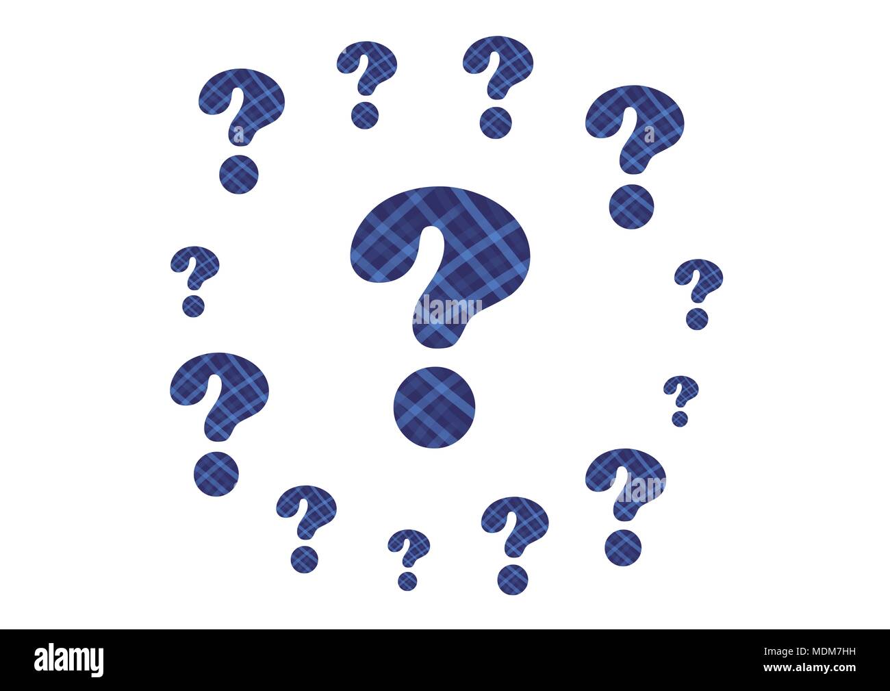 blue thatched question marks Stock Photo - Alamy