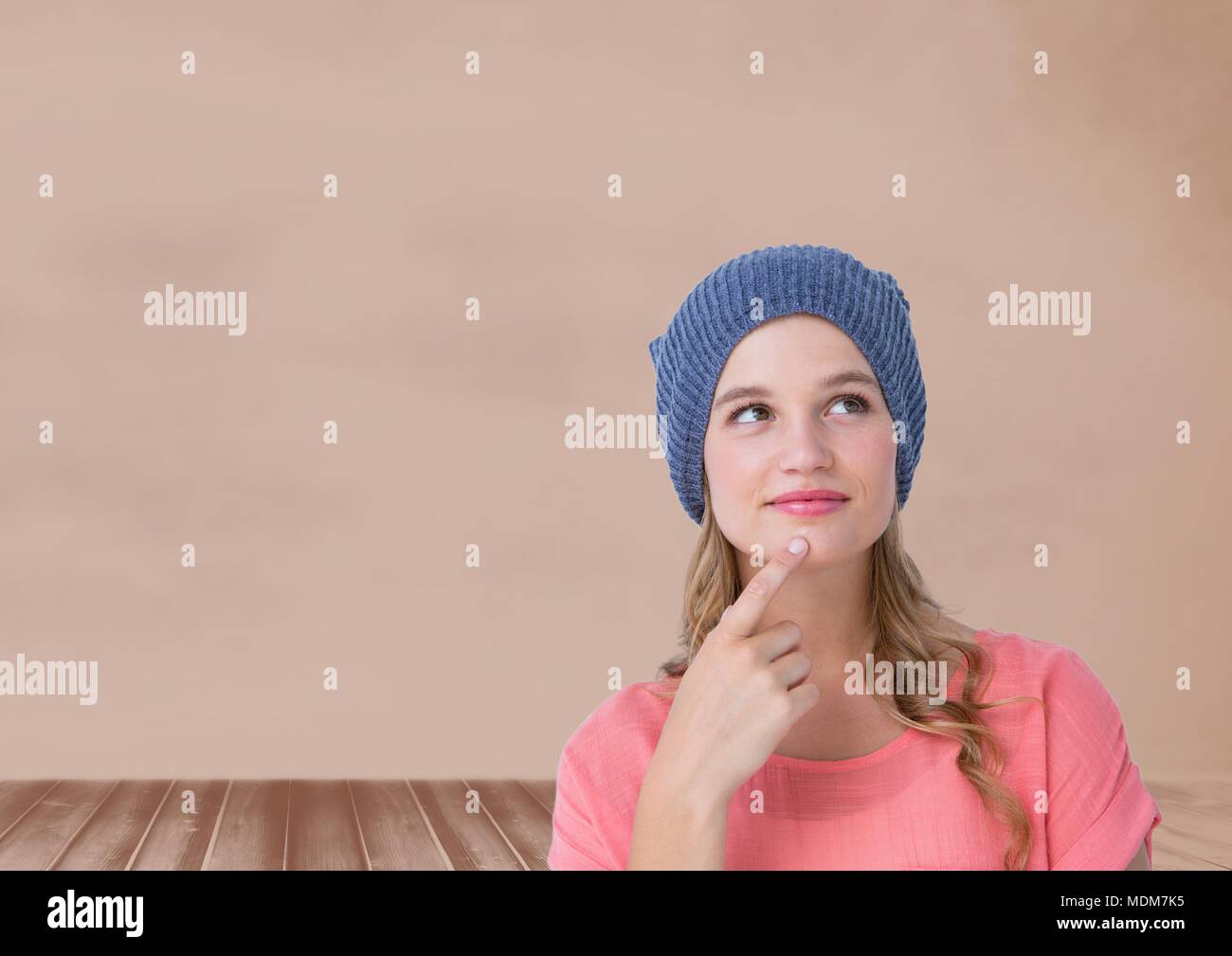 Woman in thinking out hi-res stock photography and images - Alamy