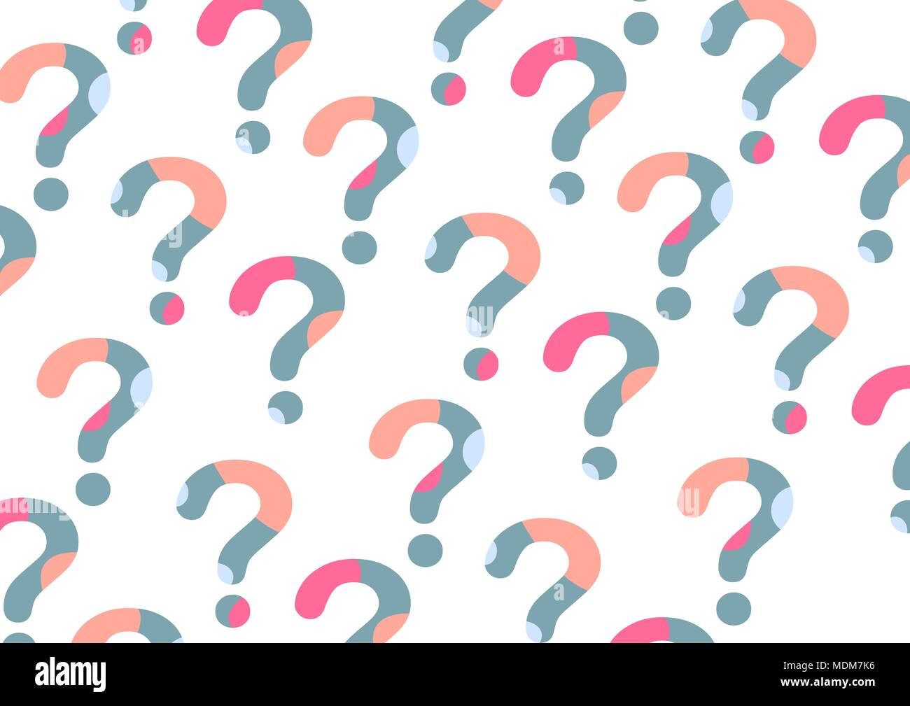 minimal colorful question marks Stock Photo - Alamy