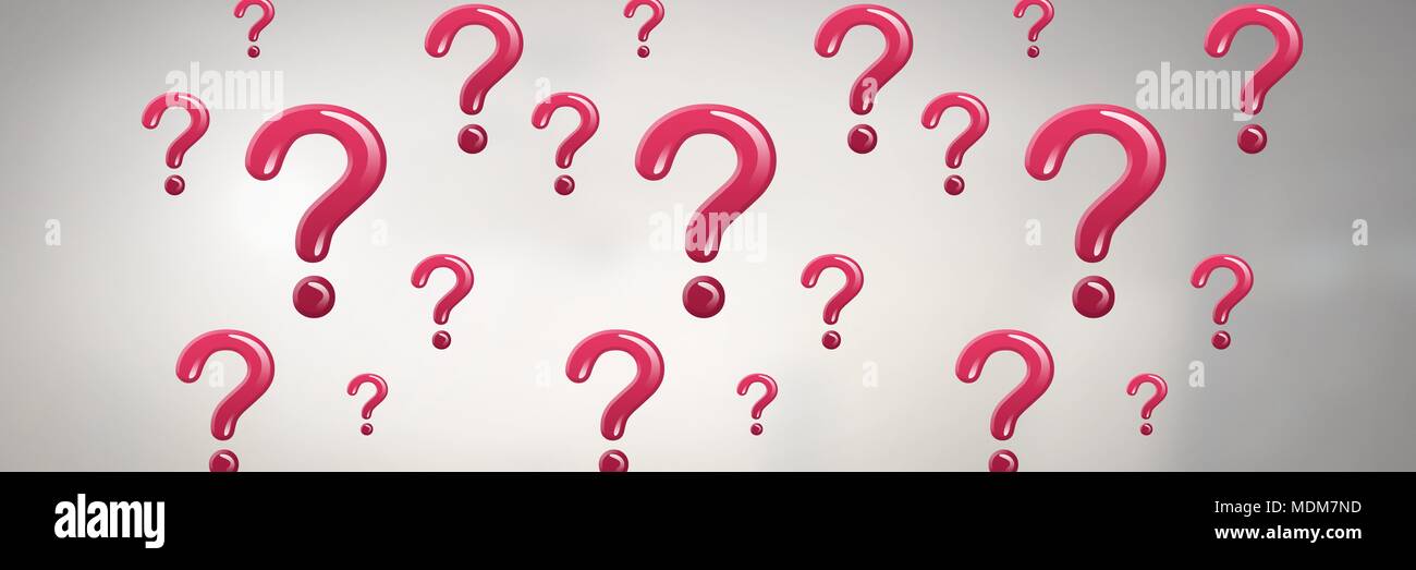 shiny pink question marks Stock Photo - Alamy